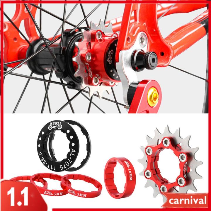 Sunniiee Bicycle Single Speed Fixie Cassette Fixed Gear Conversion Set ...