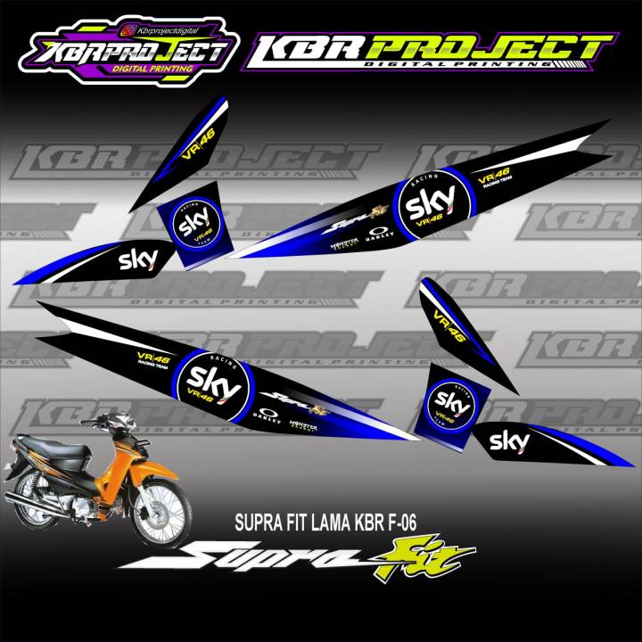 Stiker Striping Supra Fit Lama Lis Variasi Stiker Motor Honda Desain ...