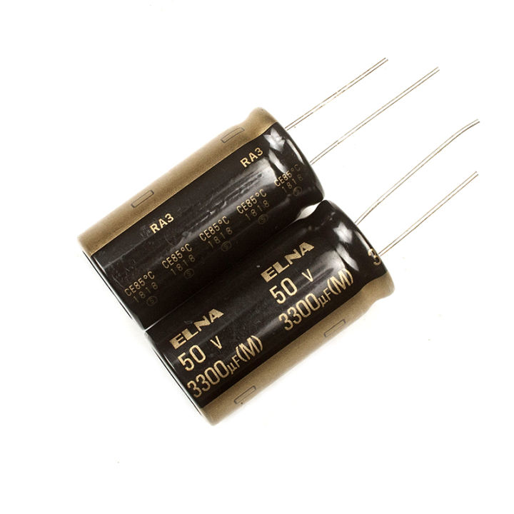 RA3 ELNA สำหรับเครื่องเสียง50V 3300Uf ตัวเก็บประจุแบบอิเล็กโทรไลติก85 ...