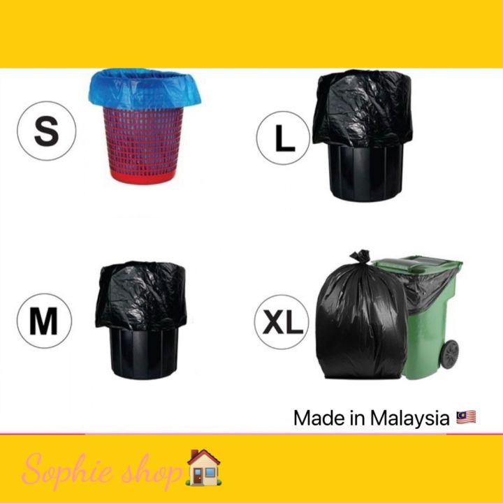 High quality Garbage bag / Rubbish Bag / Beg Sampah size: 47x54 , 56x84 ...