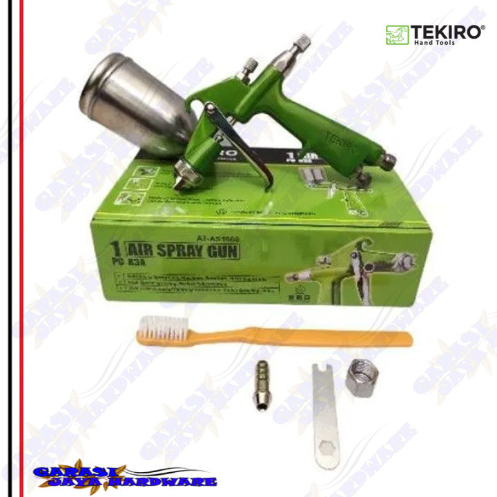 TEKIRO Spray Gun K3A Spet Cat Tabung Atas 200ml Alat Spet Semprot Cat ...