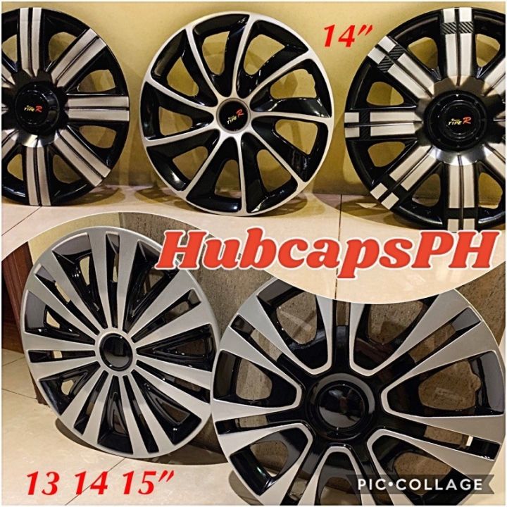 13 14 15 16 Hubcaps 4pcs DOBLE kapal DI Malutong Oven Baked Paint hub ...