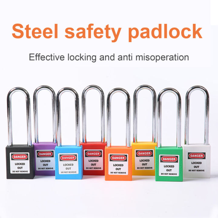76mm Stainless Steel Beam Long Beam Padlock Safety Padlock Log Out Tag ...