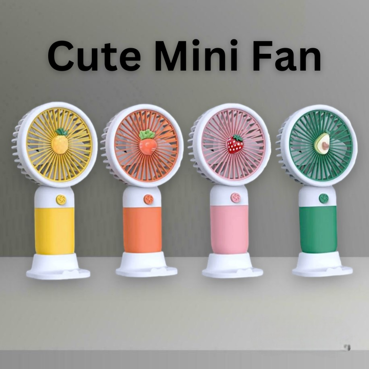Supersale-Portable Mini Fan Handheld Fruit Design Fan 3 Speed Level ...