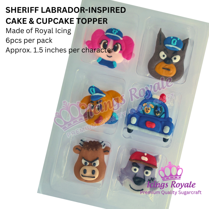 Sheriff Labrador inspired Cake and Cupcake Topper Candies | Lazada PH