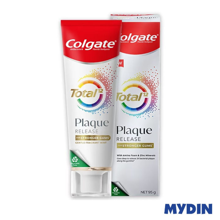 Colgate Total Plaque Release Cool Mint (95g) | Lazada