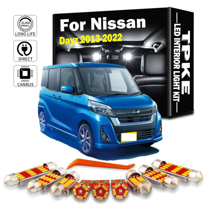 LED Bulbs Interior Map Dome Roof Light Kit For Nissan Dayz 2013-2015 2016 2017 2018 2019 2020 ...