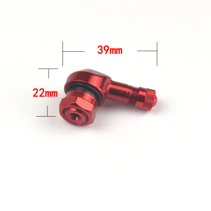 Motorcycle Tire Valve Cnc Aluminum Alloy 90 Degree Angle Ncy Leak-proof ...