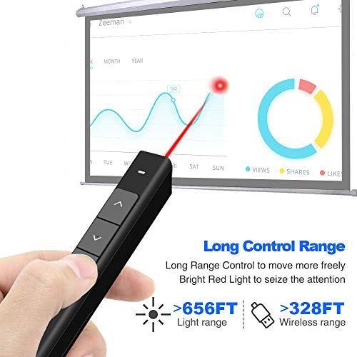 .4G Wireless PPT Presenter USB RC Presentation Laser Pointer | Lazada