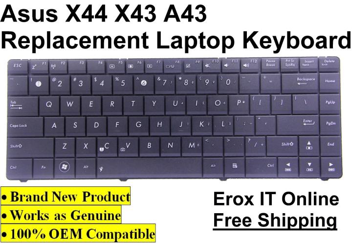 Asus X35J X42 X43 X44 Laptop Keyboard /Asus X45 X45C N43J Keyboard | Lazada