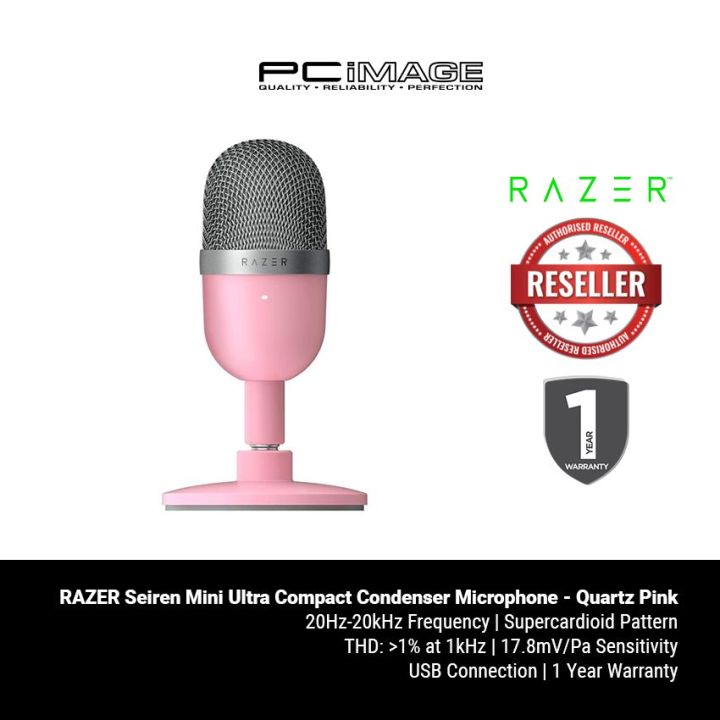 RAZER Seiren Mini Ultra Compact Condenser Microphone - Quartz Pink | Lazada