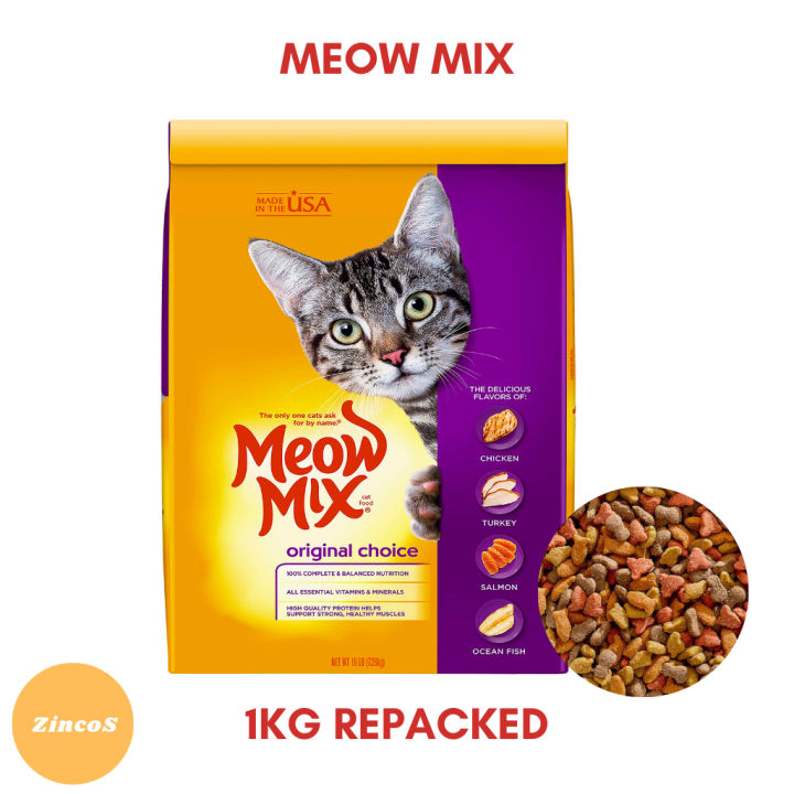 2024 Meowmix Original Choice Cat Food 1kg Repack | Lazada PH