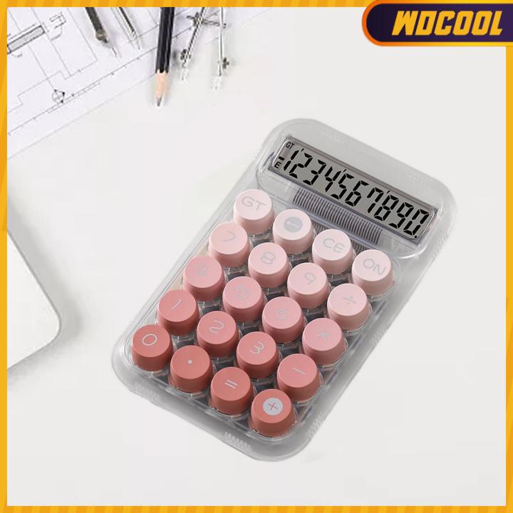 WDCOOL Mechanical Keyboard Calculator Transparent Gradient Color ...