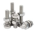 M10 M12 304 Stainless Steel Hex Head Screws Nuts Flat Washers Lock Washers Kits Long Hexagon ...