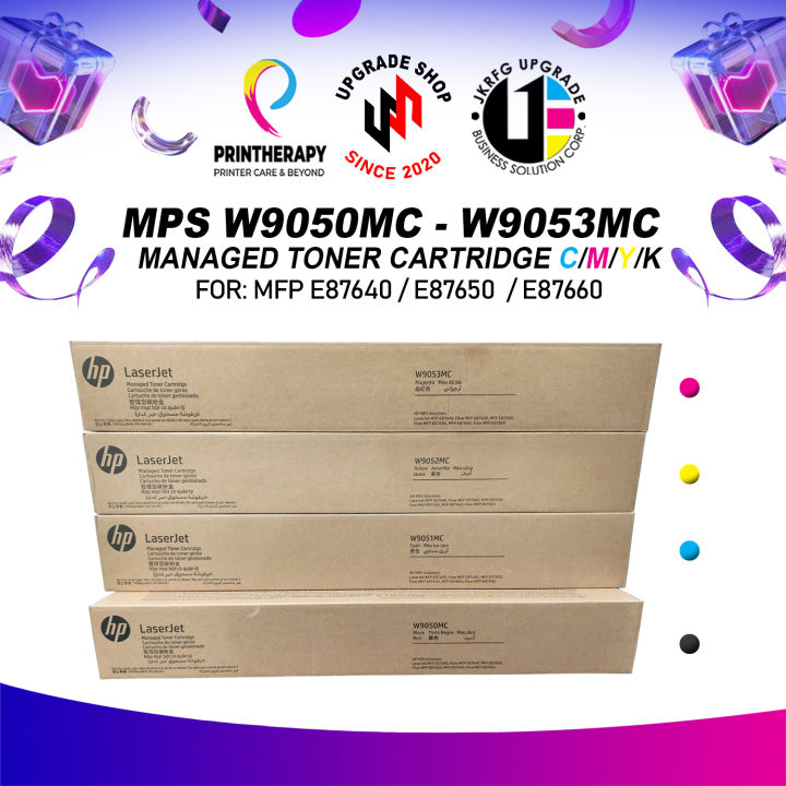 MPS SOLUTION W9050MC - W9053MC CMYK MANAGED TONER CARTRIDGES | Lazada PH