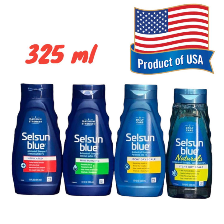 Selsun Blue shampoo แชมพูขจัดรังแค 325 ml | Lazada.co.th