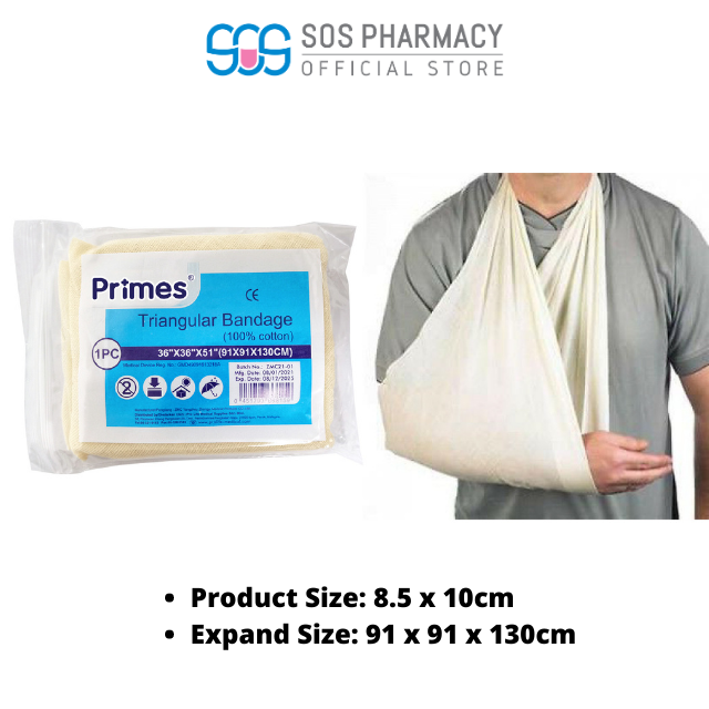 Aros/Primes Triangular Bandage (Kain Anduh) Cotton 100% | 1Pcs | Lazada