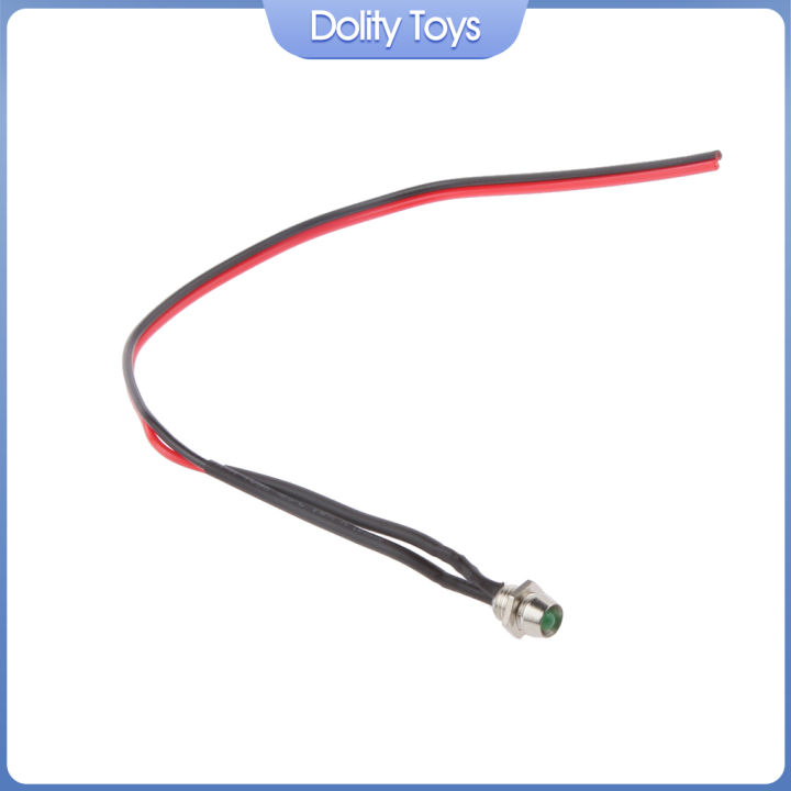 Dolity 12V 6mm Car Van Boat LED Indicator Dashboard Panel Warning ...