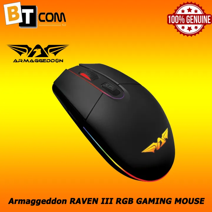Armaggeddon RAVEN III RGB GAMING MOUSE | Lazada