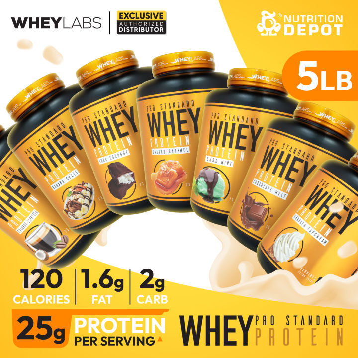 Whey Labs 100% Whey Protein 5lbs - เวย์โปรตีนเสริมสร้างกล้ามเนื้อ ...