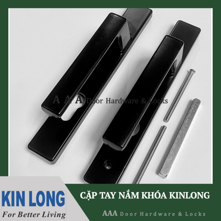 Cặp tay nắm khoá tay gạt KinLong [KinLong Door Lock Handle Set] | Lazada.vn