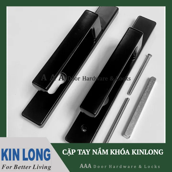 Cặp tay nắm khoá tay gạt KinLong [KinLong Door Lock Handle Set] | Lazada.vn