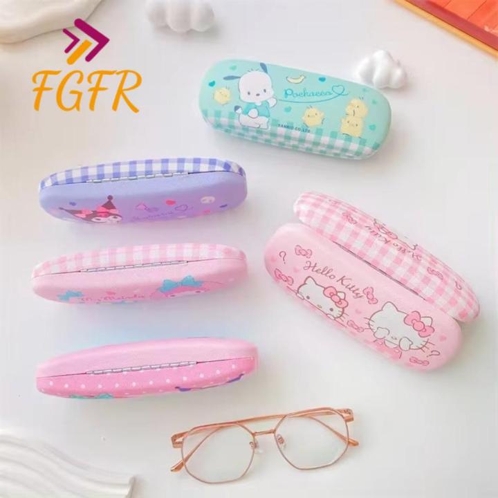 FGFR การ์ตูนลายการ์ตูน กล่องแว่นตาสายตาสั้น พียู PU Sanrio Hello Kitty ...