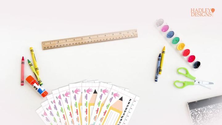 Hadley Designs Desk Name Tags For Classroom -36 Student Name Plates For ...