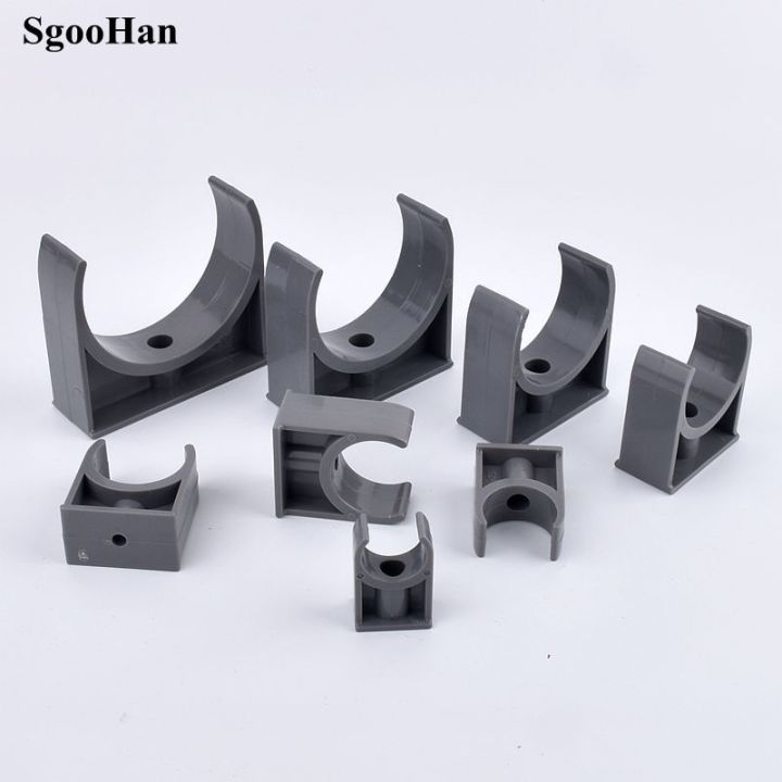 I.D 20-75Mm PVC Gray U-Shaped Pipe Clamp Plastic Clamp Pipe Holder ...
