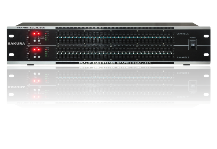 Sakura EQ-2231 Dual 31 Band Graphic Equalizer (Black) | Lazada PH