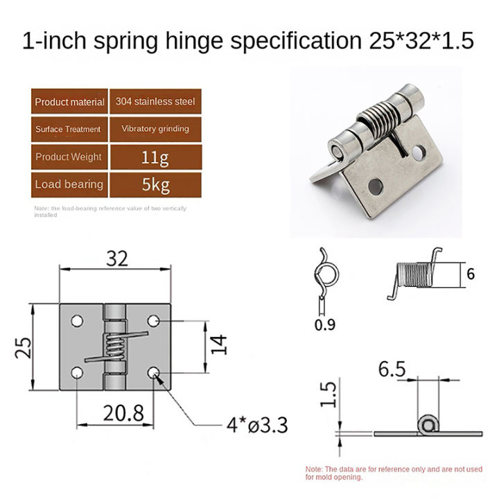 [pl]🔥 Stainless Steel 1 1.5 2 2.5 3-inch Automatic Spring Hinge Cabinet ...