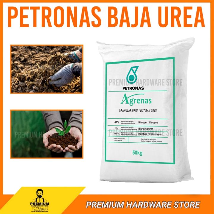 PETRONAS Agrenas 50kg Nitrogen Fertilizer Manure 46% Baja Urea N46 ...