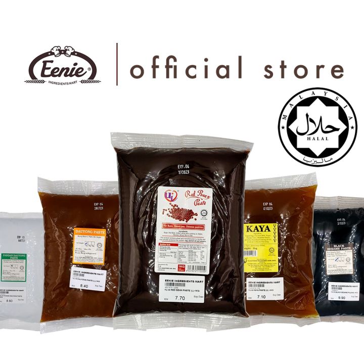 [HALAL] Yu Ai Paste 1kg | Red Bean | Kaya Paste | Black Sesame ...