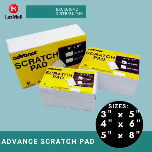 Advance Scratch Pad Paper 10 Pads | Lazada PH