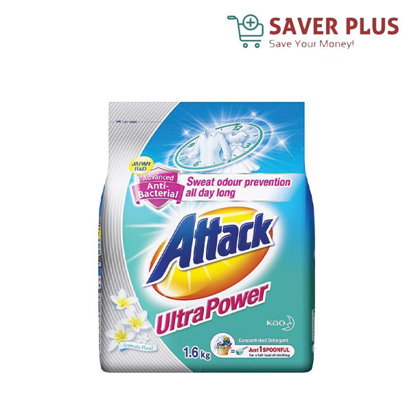 Attack Detergent Powder Ultra Power 1.6kg | Lazada