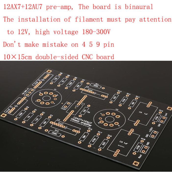 12AX7 12AU7 Vacuum Tube Pre-Amp PCB Empty Board Refer to Marantz 7 | Lazada