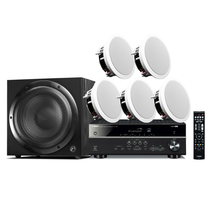 Hivi hivi ceiling home theater 5.1 embedded audio package background ...