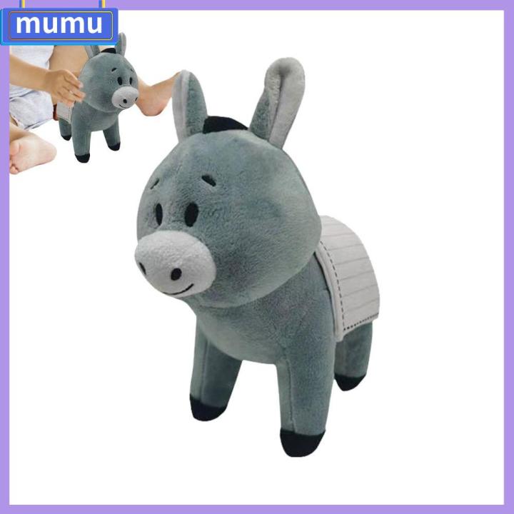 MUMU Religious Plushies Toy Cartoon Donkey Christ Virgin Mary Holding ...