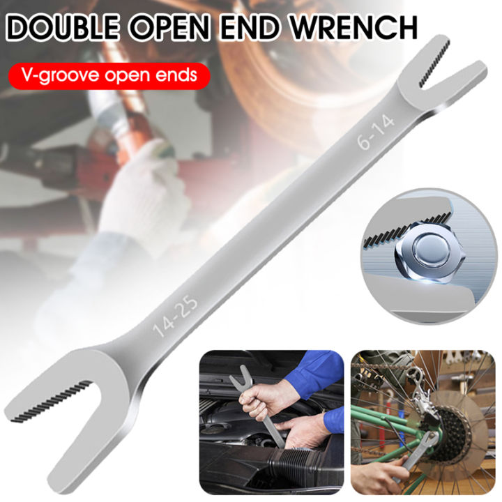 Wrench Repair Tools 250mm Adjustable Spanner Long Handle Double Open ...