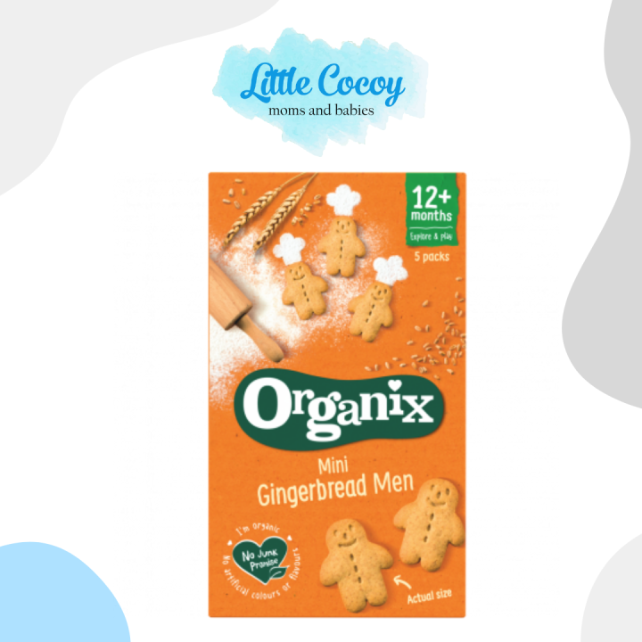 Organix Baby Snacks - Gingerbread Men Biscuits (12+ months) | Lazada PH