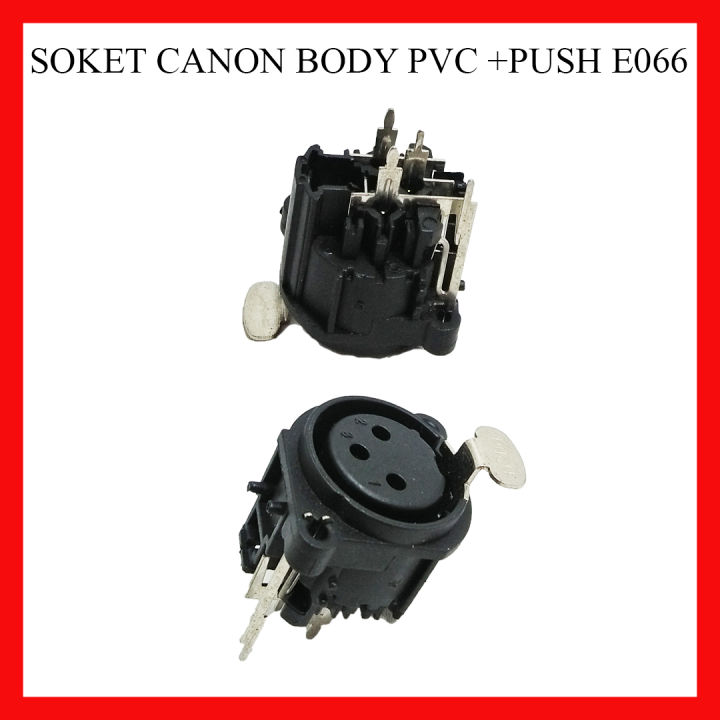 Soket Canon Body PVC + Push E 066 Hitam | Lazada Indonesia