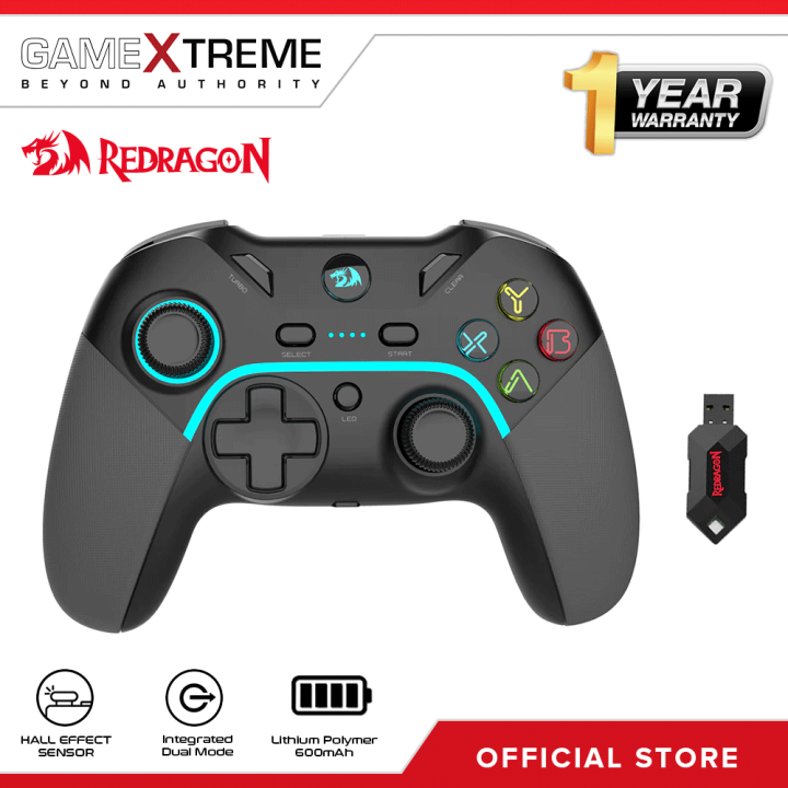 Redragon Harrow Pro 2.4 Wireless Gamepad Black G808-PRO | Lazada PH