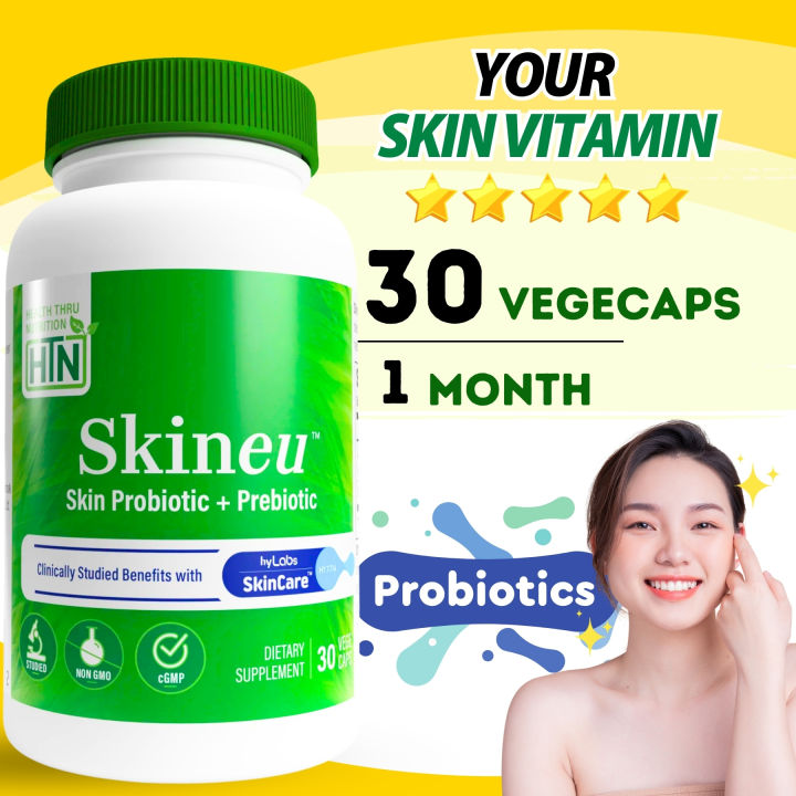 Skineu™ Skin Probiotic + Prebiotic (30 Vegecaps) – Advanced Beauty ...