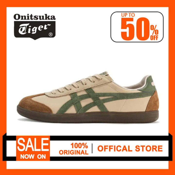 【Official Flagship Store】𝐎𝐧𝐢𝐭𝐬𝐮𝐤𝐚 Tiger TOKUTEN Brown Green For Men And ...