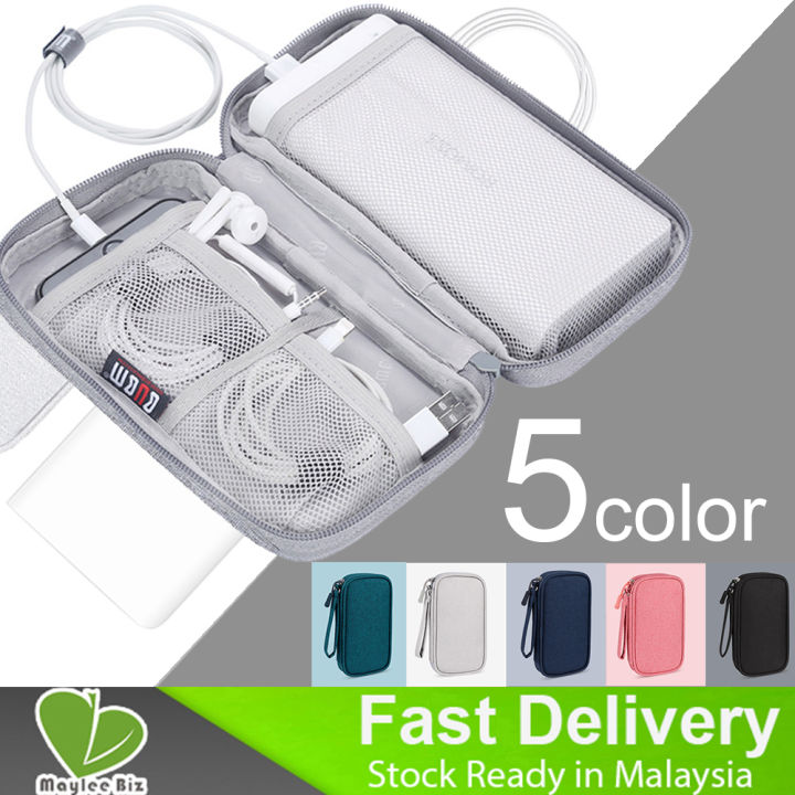 Protable Polyester Power Bank Pouch Storage Bag Mini Durable Travel ...