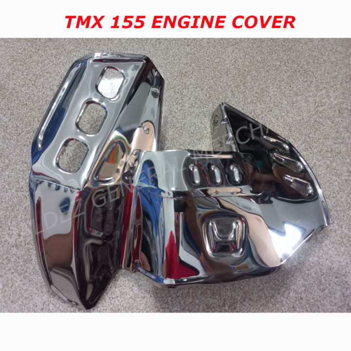 Valdez , NEW TMX 155 ENGINE COVER MAKAPAL , Stainless | Lazada PH