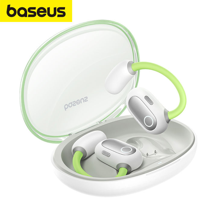 Baseus Open-Ear TWS Earbuds Wireless Earphones Bluetooth 5.3 Headphones ...