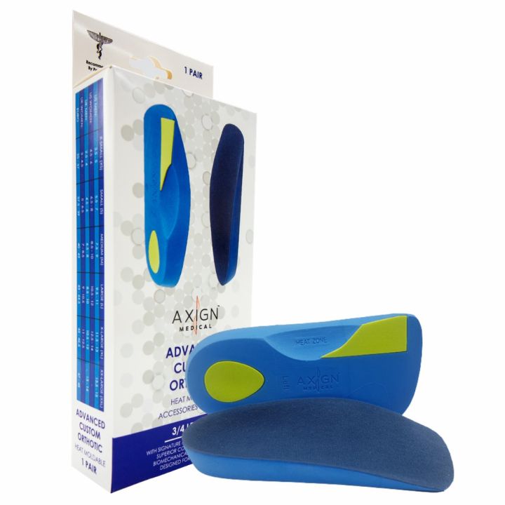 AXIGN ADVANCED CUSTOM ORTHOTIC - SHOE INSOLES (UNISEX) | Lazada
