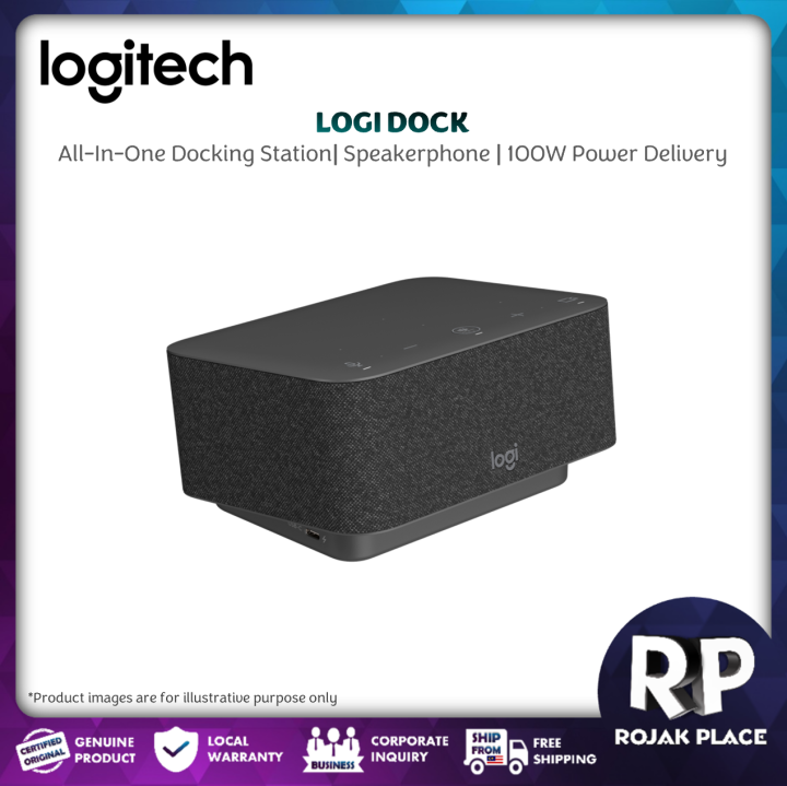 Logitech Logi Dock Docking Station All In One Conference Hub Meeting