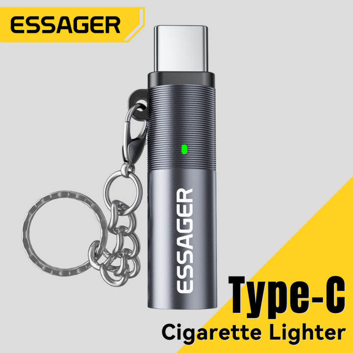Essager Type C Adapter Portable Windproof Mini Durable High Temperature ...